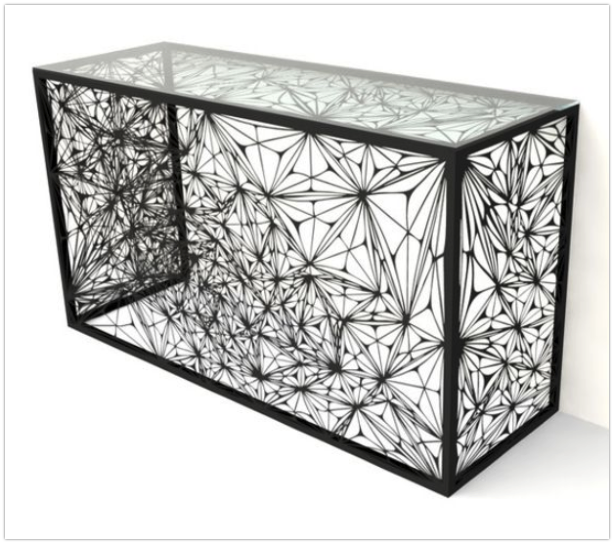 Modern Metal Console Table