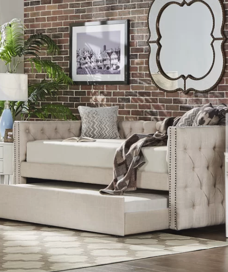 6 Beautiful Beige Daybeds with Trundle for Sophisticated Home - Cute ...